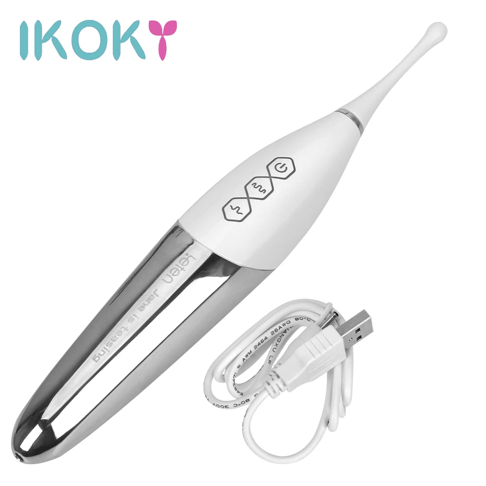 Ikoky 10 Mode High Frequency Vibrator Clit Tease Female Masturbator G