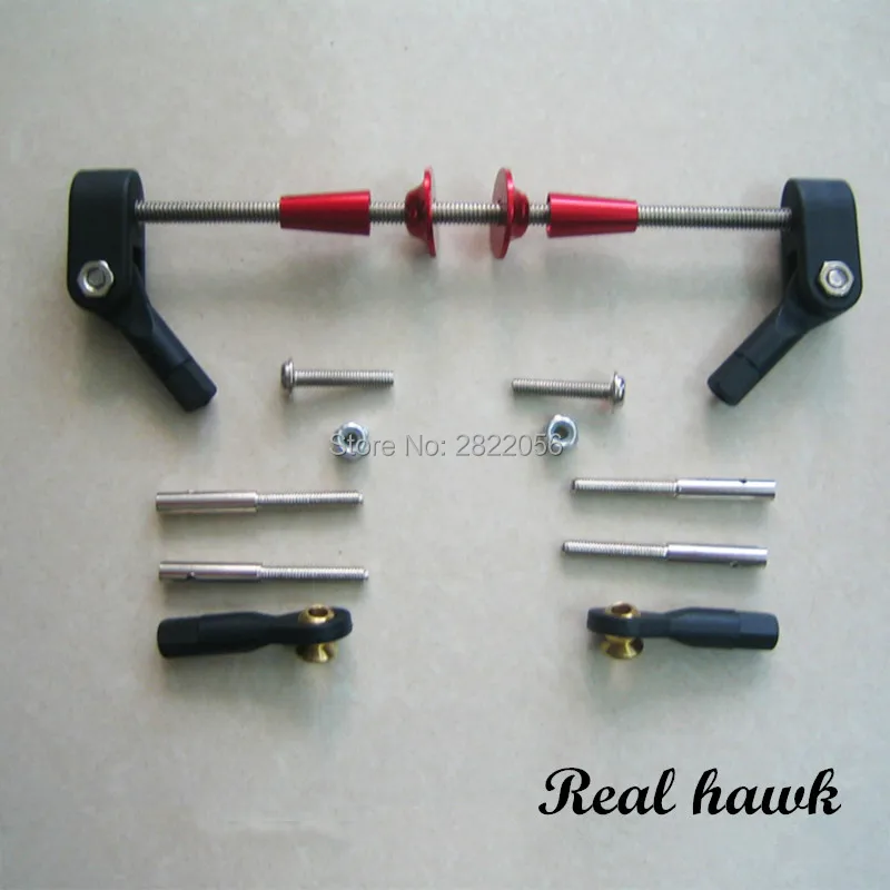 High-quality-adjustable-50cc-100cc-rudder-control-horn-ball-link-COMBO ...
