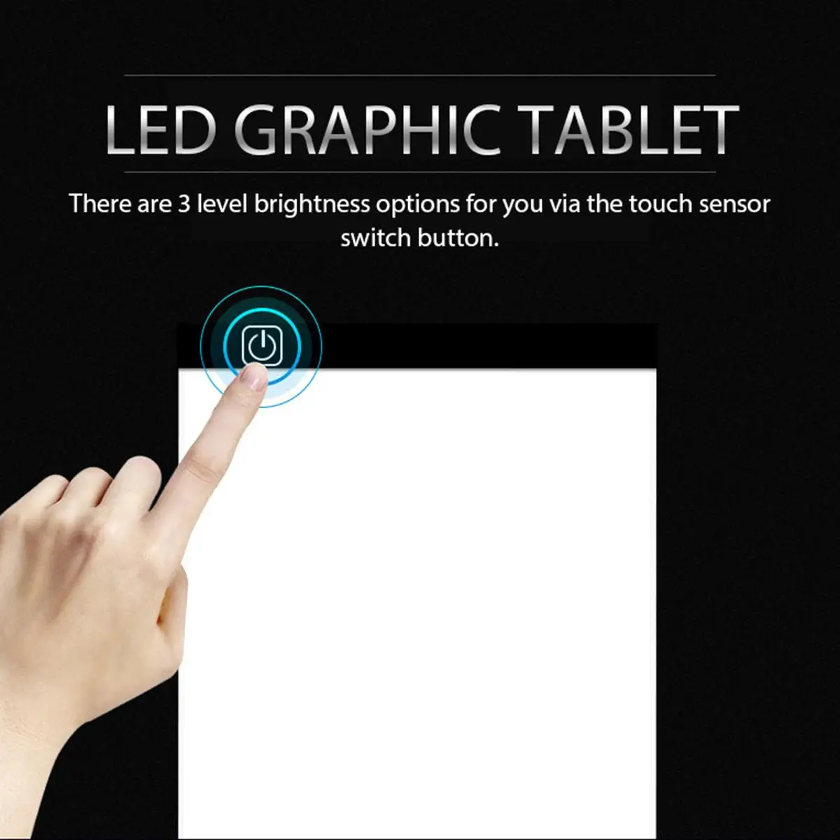 LED Graphic Tablet Writing Painting 3 Levels Brightness Drawing Digital ...