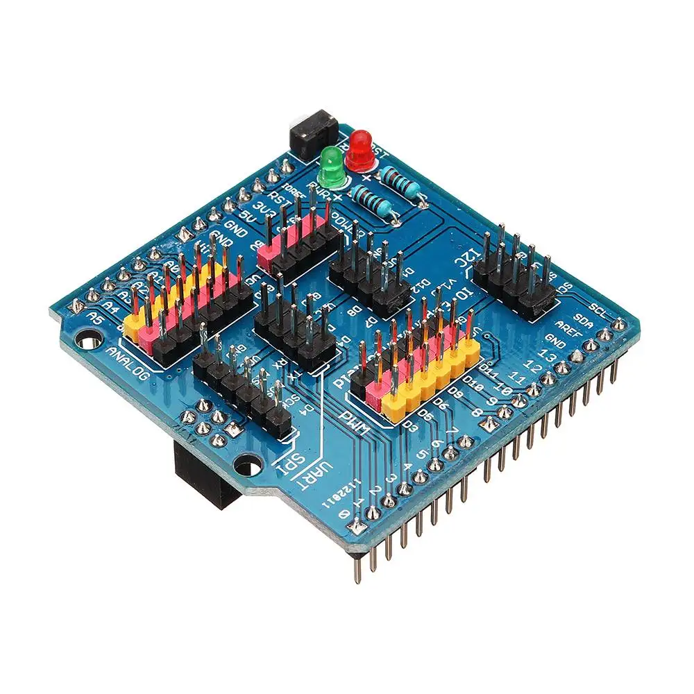 New Io Port Expansion Module Sensor Expansion Board Compatible For Arduino For Uno In Integrated