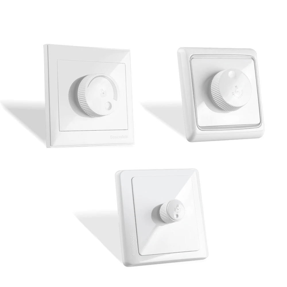 220V LED Dimmer Switch 300W 600W 1000W Adjustable Brightness Light ...
