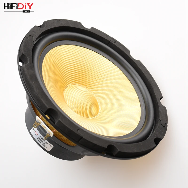 HIFIDIY 라이브 HIFI 스피커 DIY 8 인치 중저음 우퍼 스피커 유닛 4 8 옴 160W 유리 섬유 진동 분지 스피커 ...