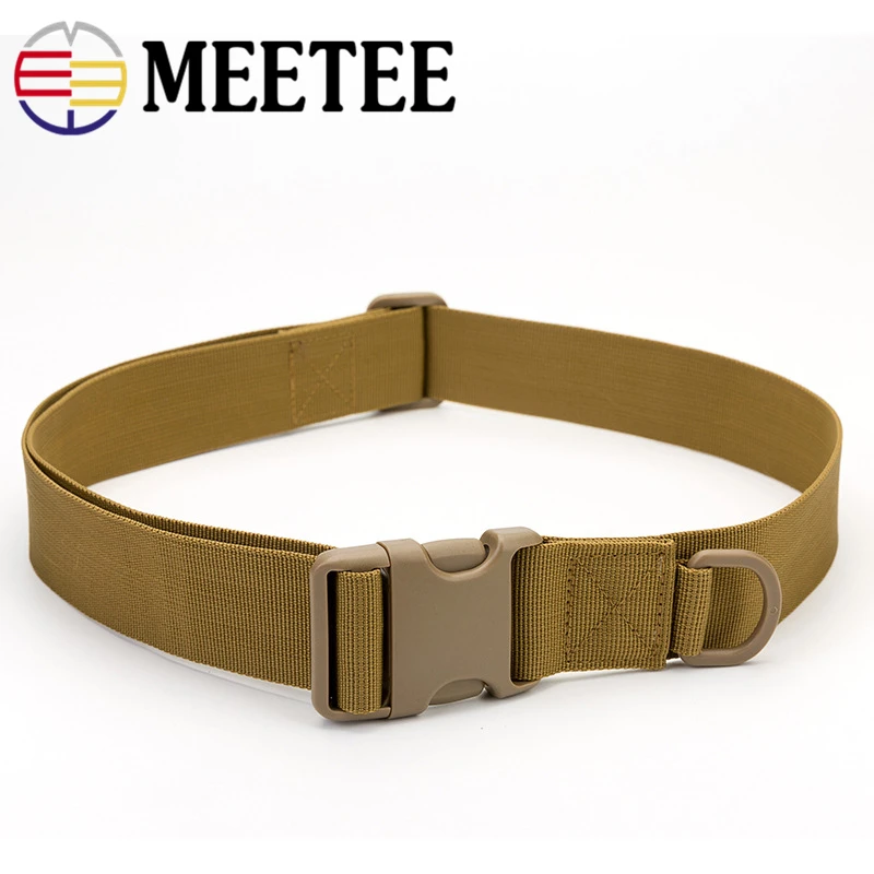 3.8cm Width Nylon Webbing 110cm Men's Outdoor Belt Buckle Simple ...