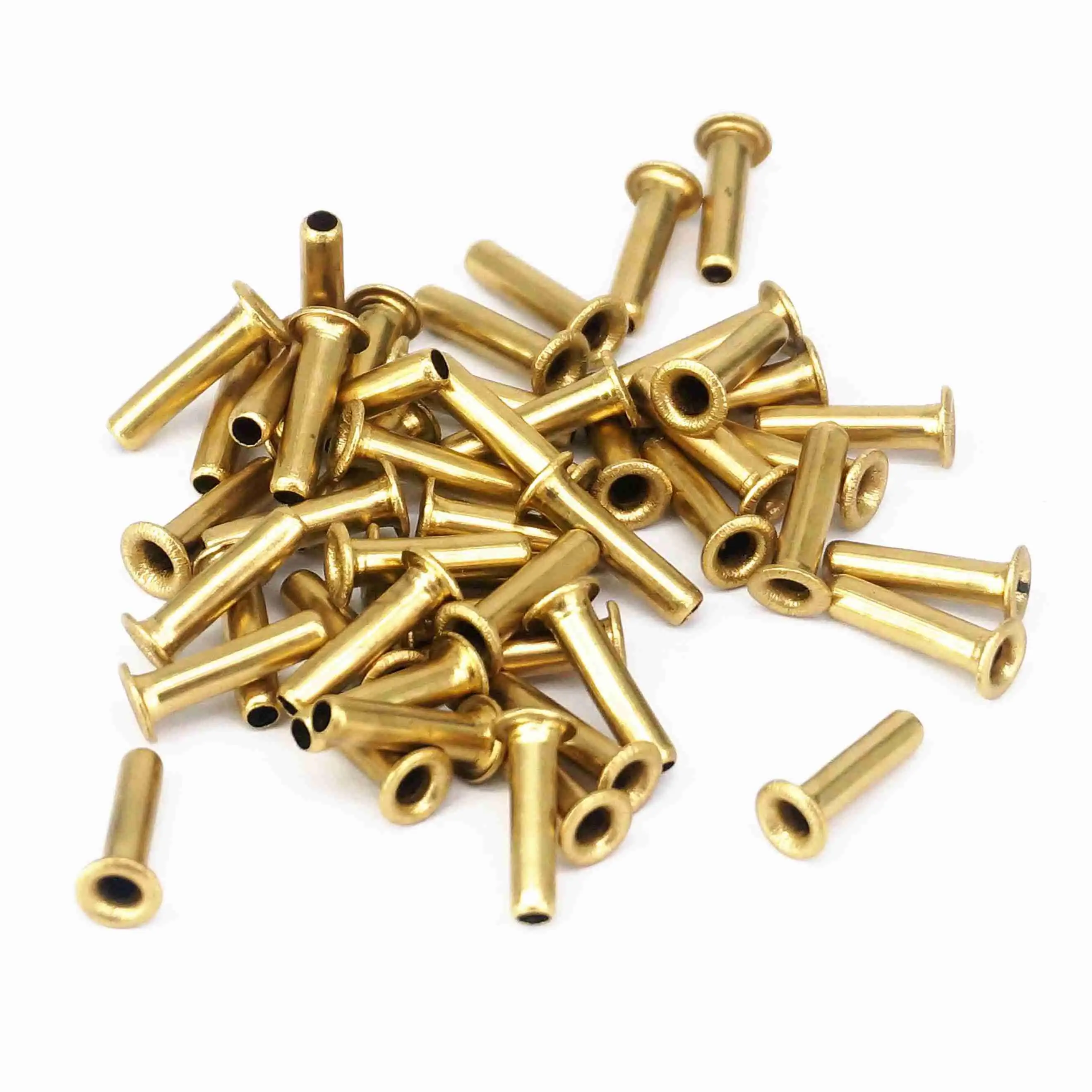 Pack of 50pcs Fit Tube I/D 2.5mm 4mm 6mm Brass Compression Insert ...
