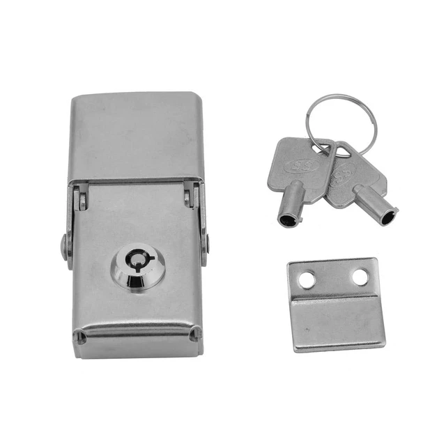 Stainless Steel Concealed Toggle Latch Safety Catch Key, 56% OFF