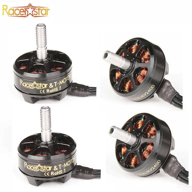 1 pces/4 pces racerstar & t motor f40 ii 2305/2306 3 6 s 3 4 s 1600kv ...