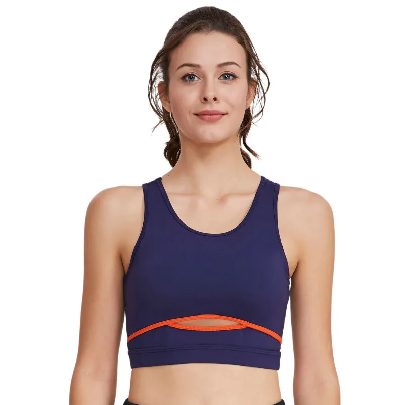 Muxu Blue Cropped Feminino Streetwear Clothes Women Top Femme Tank Top