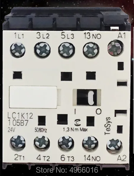 Original Contactor With Solder Leg LC1K12105B7 LC1 K1201 AC24V DJ ...