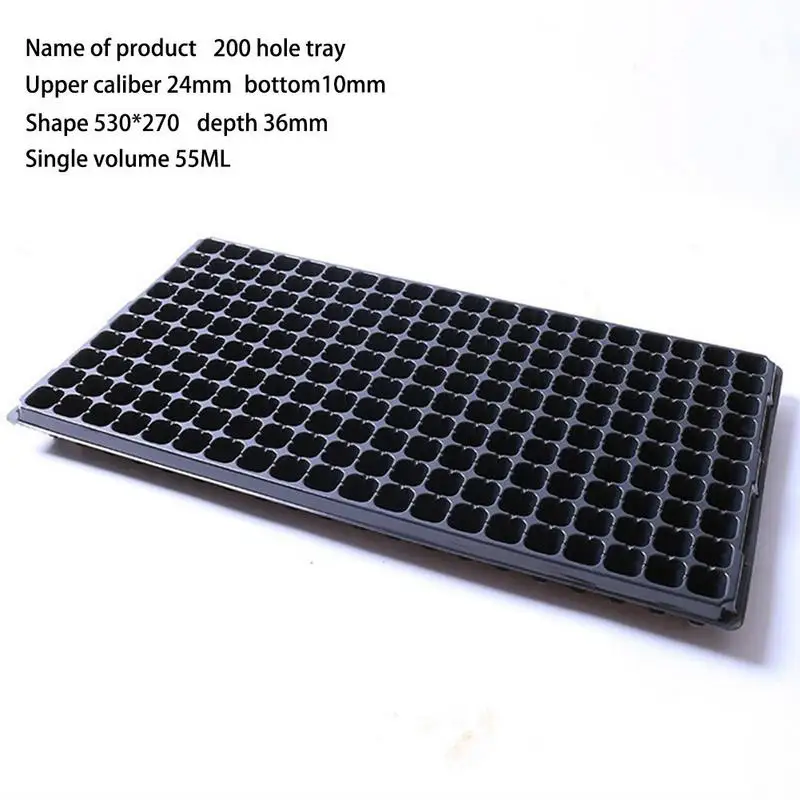 200 Cells PP Seedling Growing Cases Germination Plant Propagation Pot ...