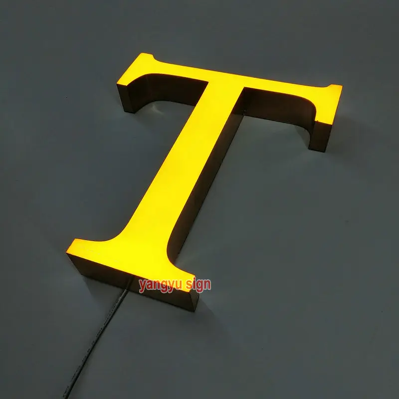 Custom factory advertising sign epoxy resin 3D Led signs advertising ...