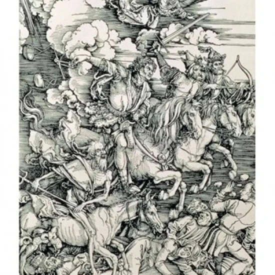 Four Horsemen Of The Apocalypse Durer Color