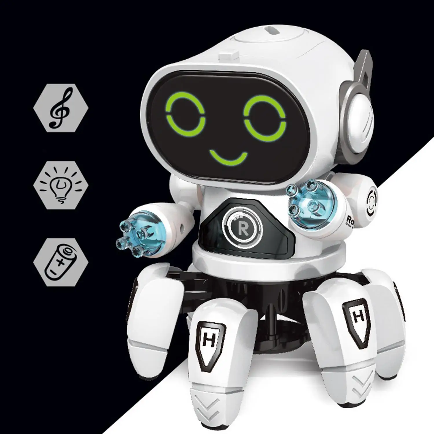 Intelligent Induction Robot Diy Assembled Electric Robot Kids ...