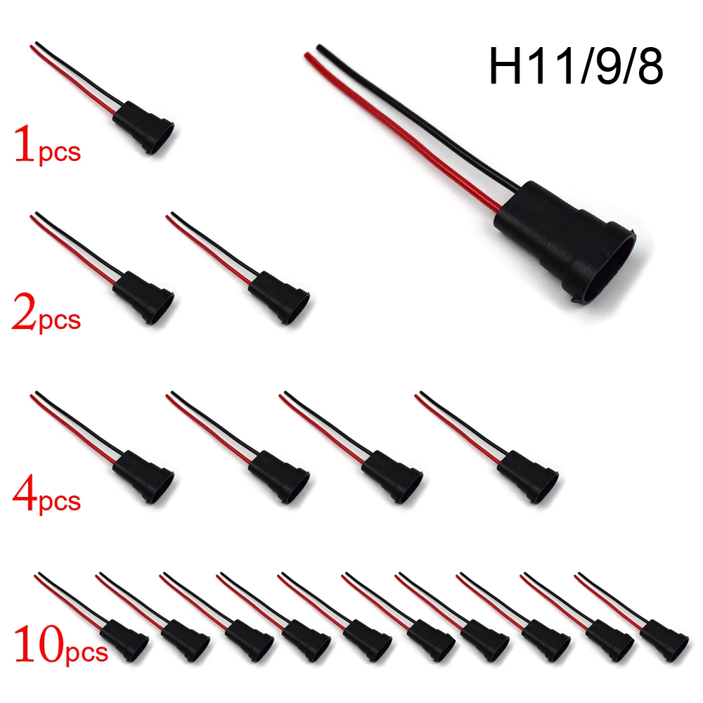 H11-Connector-H8-H9-Car-Accessories-Plug-Male-to-Female-With-Wire-For ...