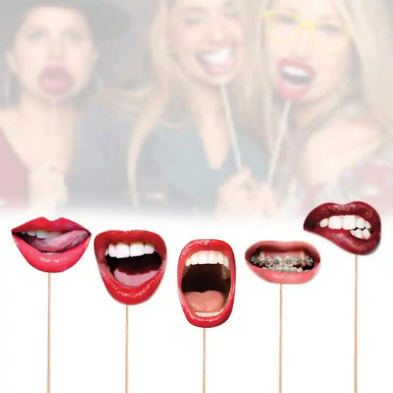 mouth photo booth props Cheaper Than Retail Price> Buy Clothing ...