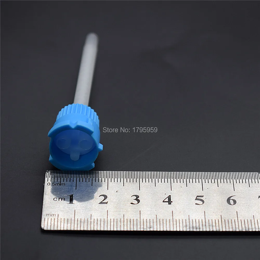 50pcs Mixing Nozzle Epoxy Adhesive Applicator Static Mixer 1:1 Mix ...