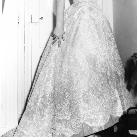 Anita Ekberg In A Pierre Balmain Evening Gown With Diamond Tiara Photo ...