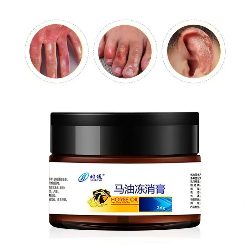 36g Horse oil frostbite cream Hand Foot Care Cream Anti Dry Crack ...