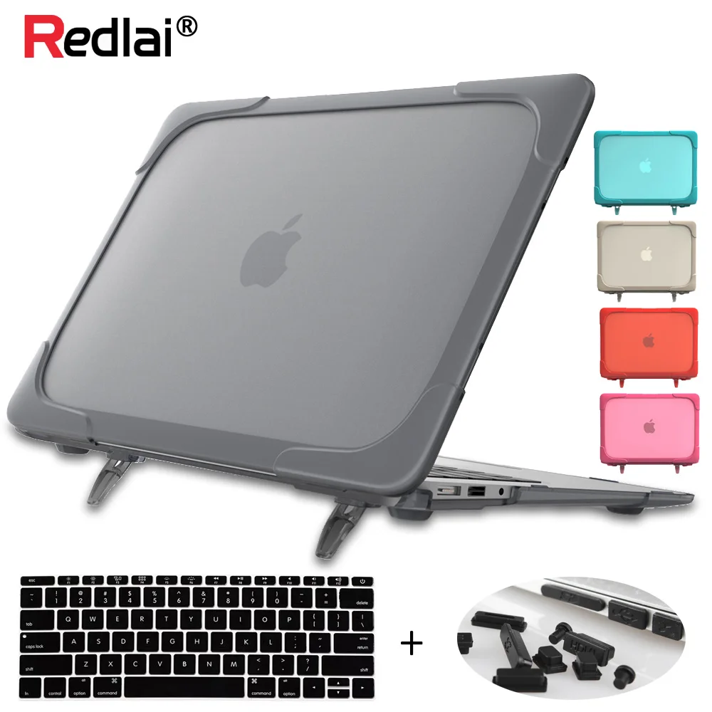 Caixa dura de plástico dobrável suporte capa para macbook ar pro retina ...