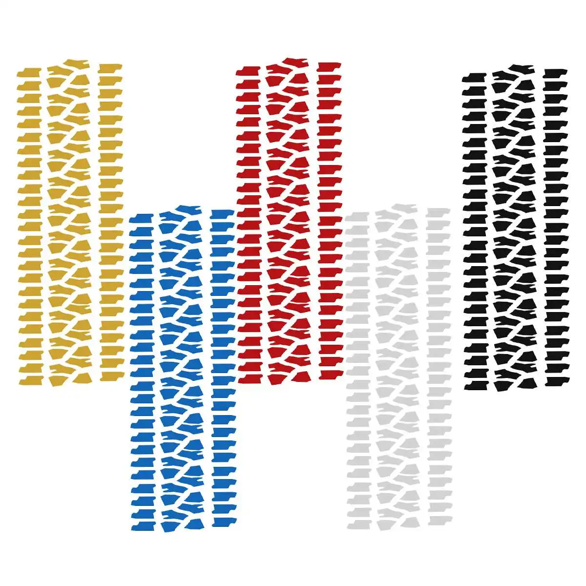 Tire Tread Decals 4x4 Truck for Jeep Hood Body Vinyl Graphic Sticker 8 ...