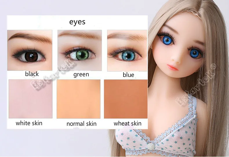65cm Estartek 1/3 High Quality Sexy Soft TPE Silicone Doll Lovely Anime ...
