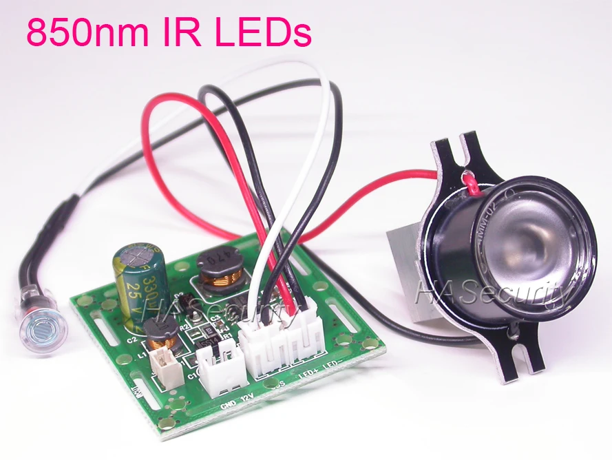 850nm Spot Light Infrared 1x High Power Ir Led Board For Cctv Camera ...