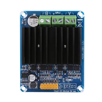 1pc DC5-12V 0A-30A Dual-channel H bridge Motor Driver Board Module ...