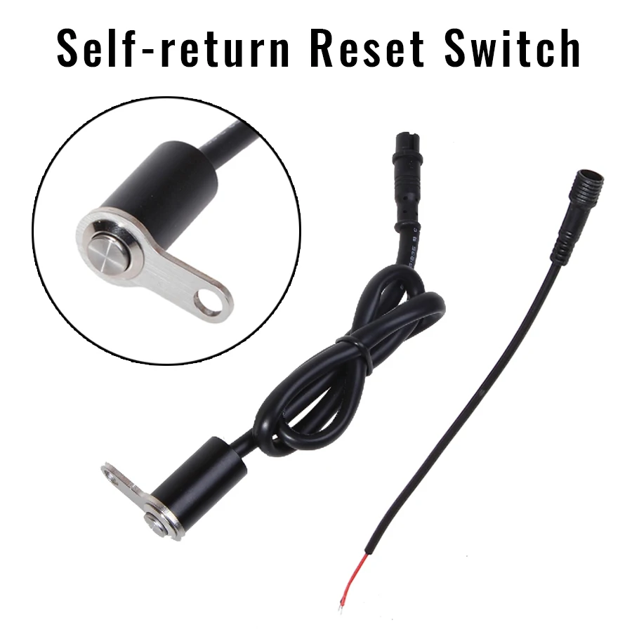 Motorcycle Handlebar Switch Self-return Reset button CNC Aluminum Alloy ...