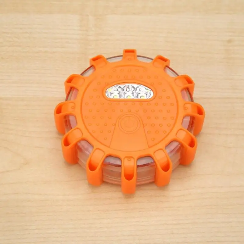 Auto 15 LED Round Beacon Emergency Strobe Flashing Warning Lights Round ...