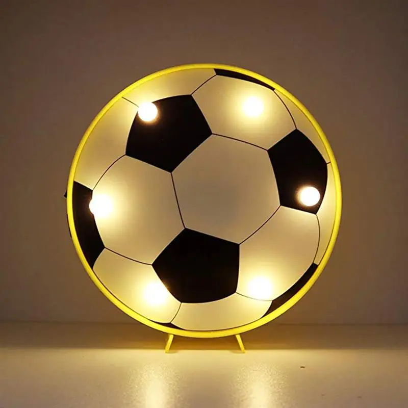 Modern Colorful Football LED Colorful Night Light Shape Light Lamp For ...