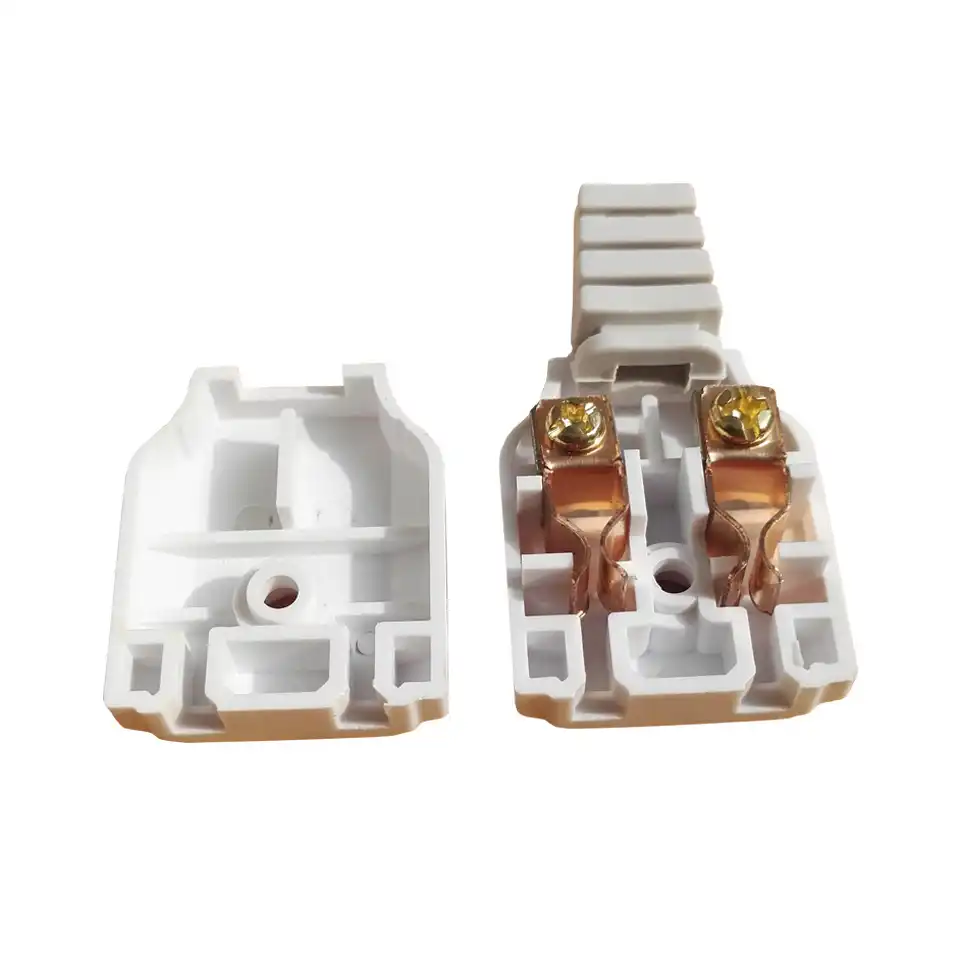 AU US American 2 Flat Pin AC Electric Power Male Plug Female Socket ...