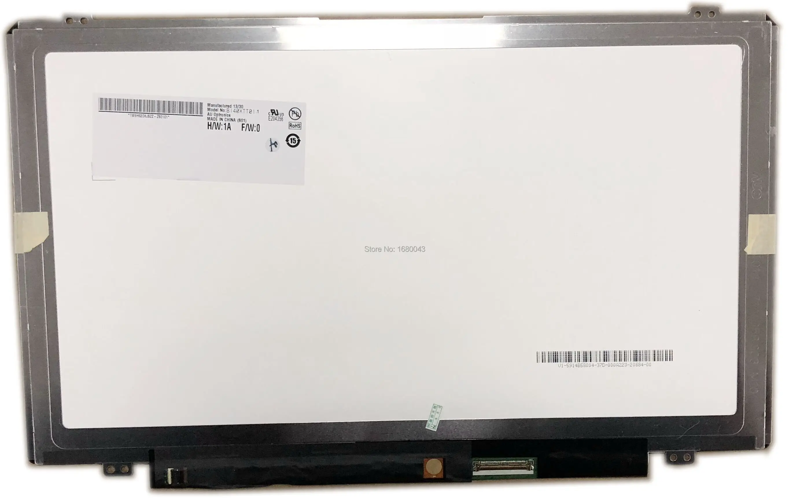 B140XTT01.1 With TOUCH Digitizer LCD LED Display Laptop Screen 40 pins