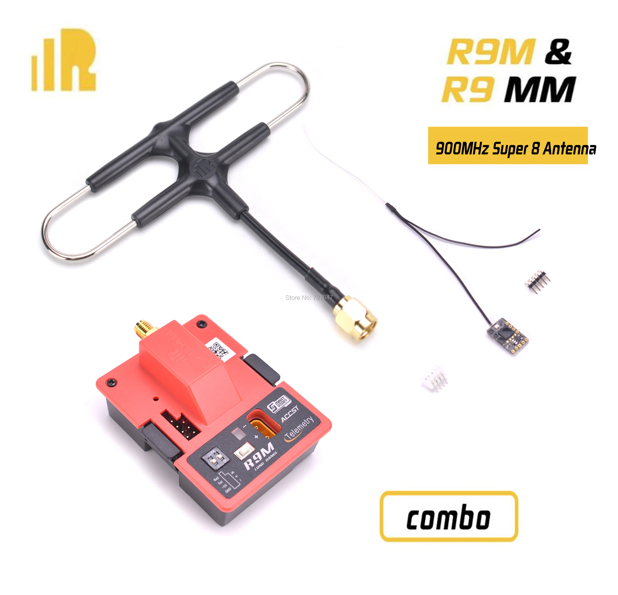 Frsky R9M módulo R9MM/ R9Mini/ R9 Slim + 900MHz Mini receptor IPEX4 ...