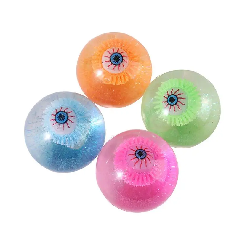 Rubber Bouncing Balls Magic eye Jumping Ball for Kids Pinball Bath Toys ...