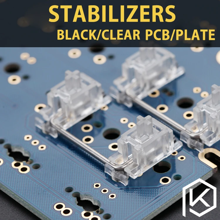 Transparent/black Pcb/plate Stabilizer For Custom Mechanical Keyboard ...