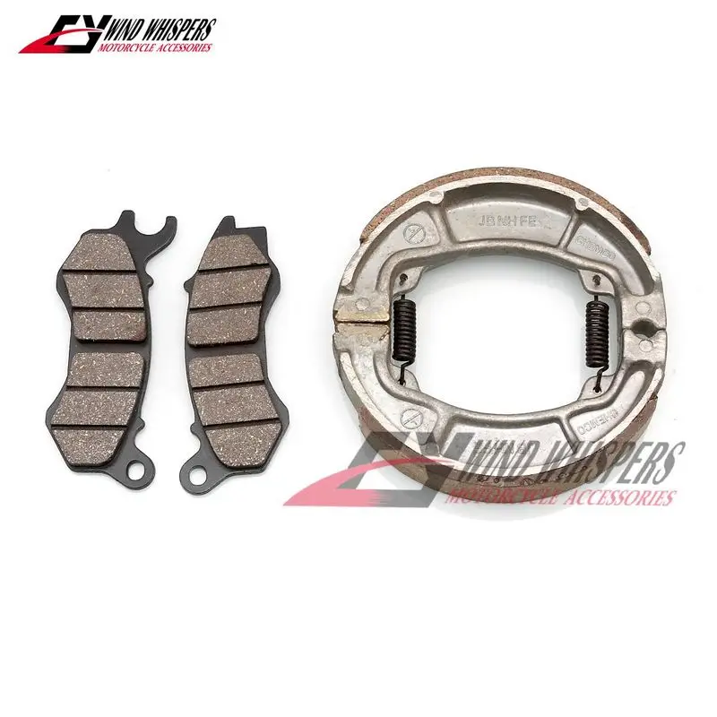 Motorcycle-Front-Rear-Brake-Pads-Drum-Shoe-Set-For-Honda-PCX-125-PCX125 ...
