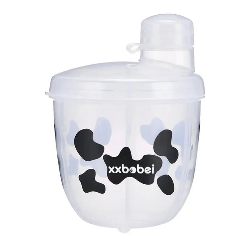 3 Compartment Cartoon Baby Milk Powder Box Portable Snacks Food ...