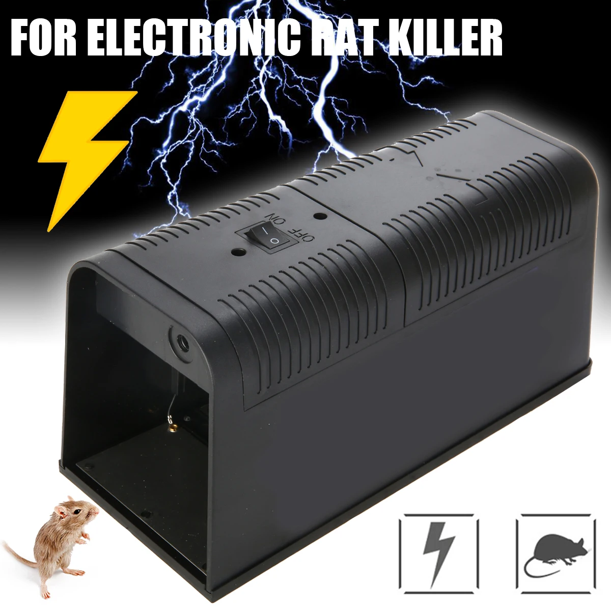 1pcs Electronic Mouse Trap Control Rat Killer Electric Rodent Pest Mice ...