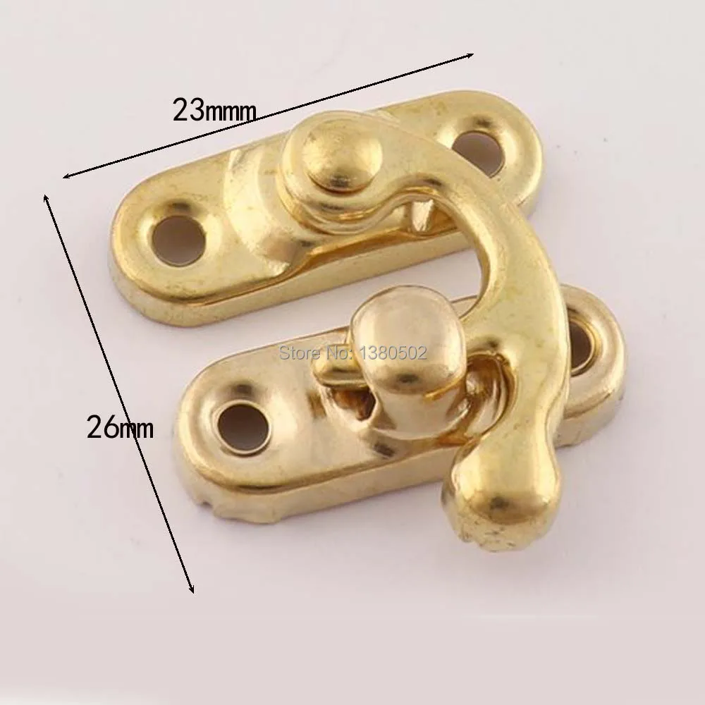 10 sets Metal Gold Color Latch Catch Wooden Box Locks DIY Hardware ...