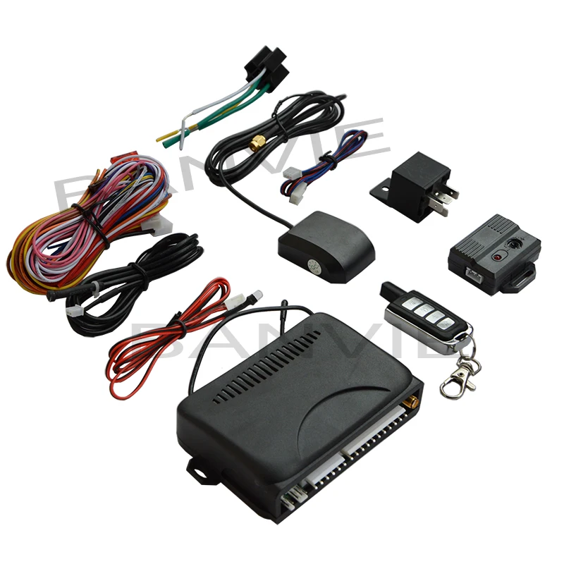 2 in 1 One way car alarm system + GPS tracker device with keyless entry ...