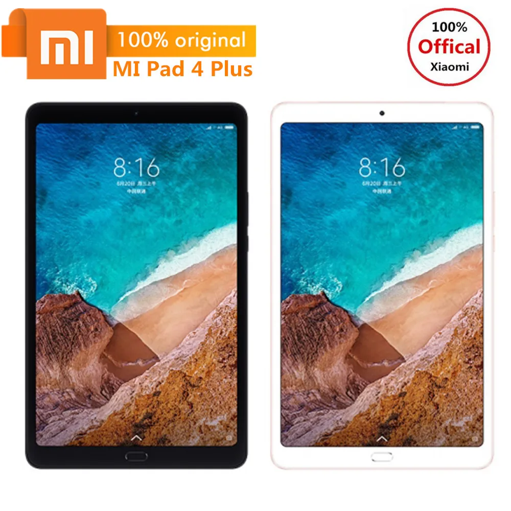 Xiaomi Pad 4 Plus Tablets 10.1'' Screen MIUI 9.0 Qualcomm Snapdragon 660 Facial Recognition 4GB ...