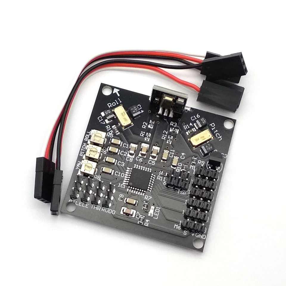 V2.3 KK circuito de Control de vuelo Blackboard V5.5 KK Multicopter para RC 4 ejes KK ...