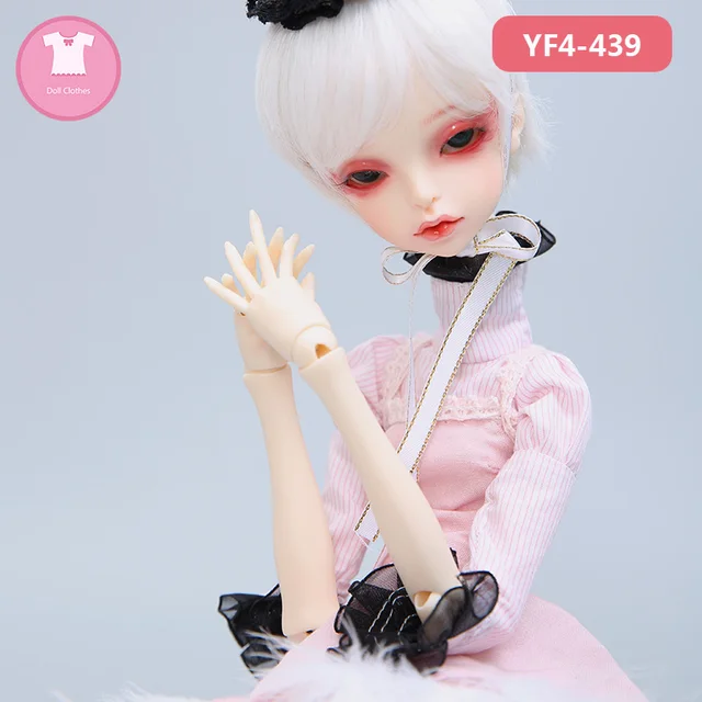 BJD Clothes 1/4 Doll Body For MSD Female Girl Black Dress YF4 to 365 ...
