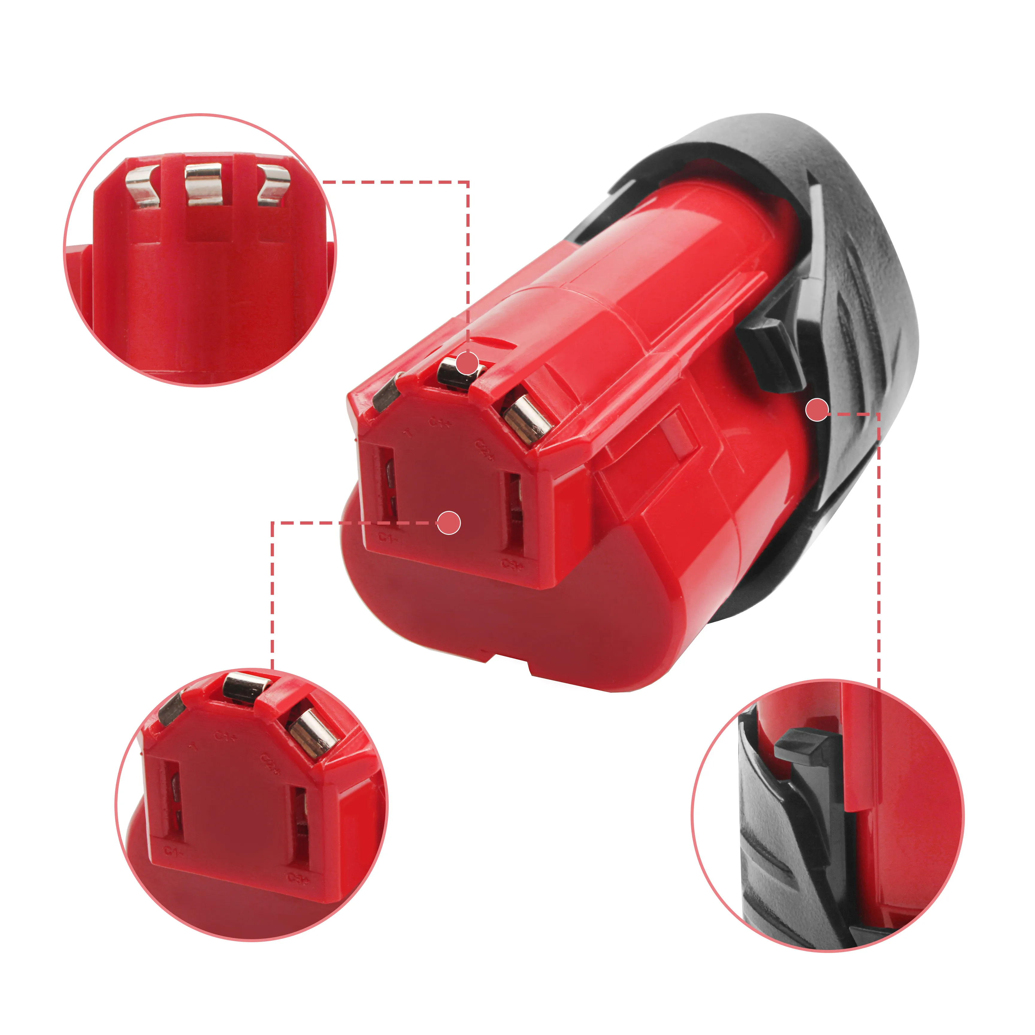 Bonacell 12V 2500mAh M12 батарея для Milwaukee литий-ионная ...