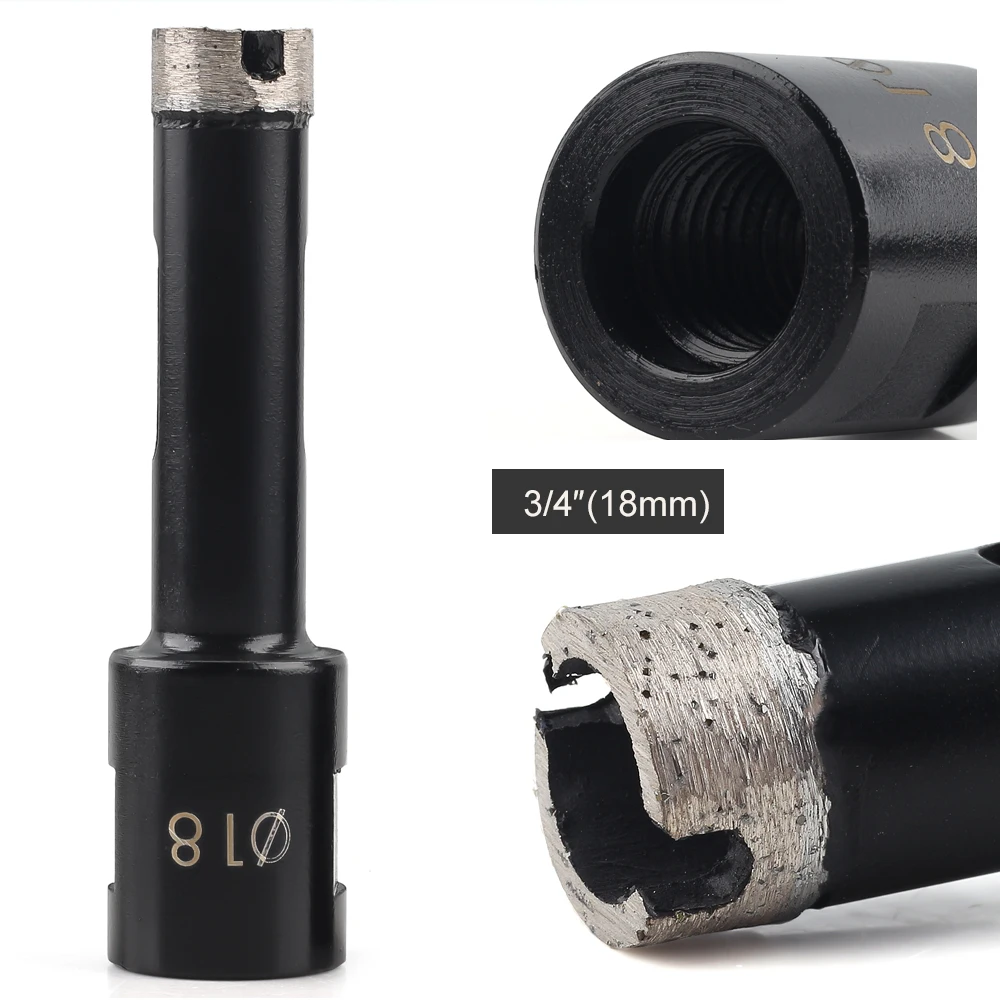 Aliexpress.com : Buy Free shipping dry 3/4 inch diamond core drill bit ...