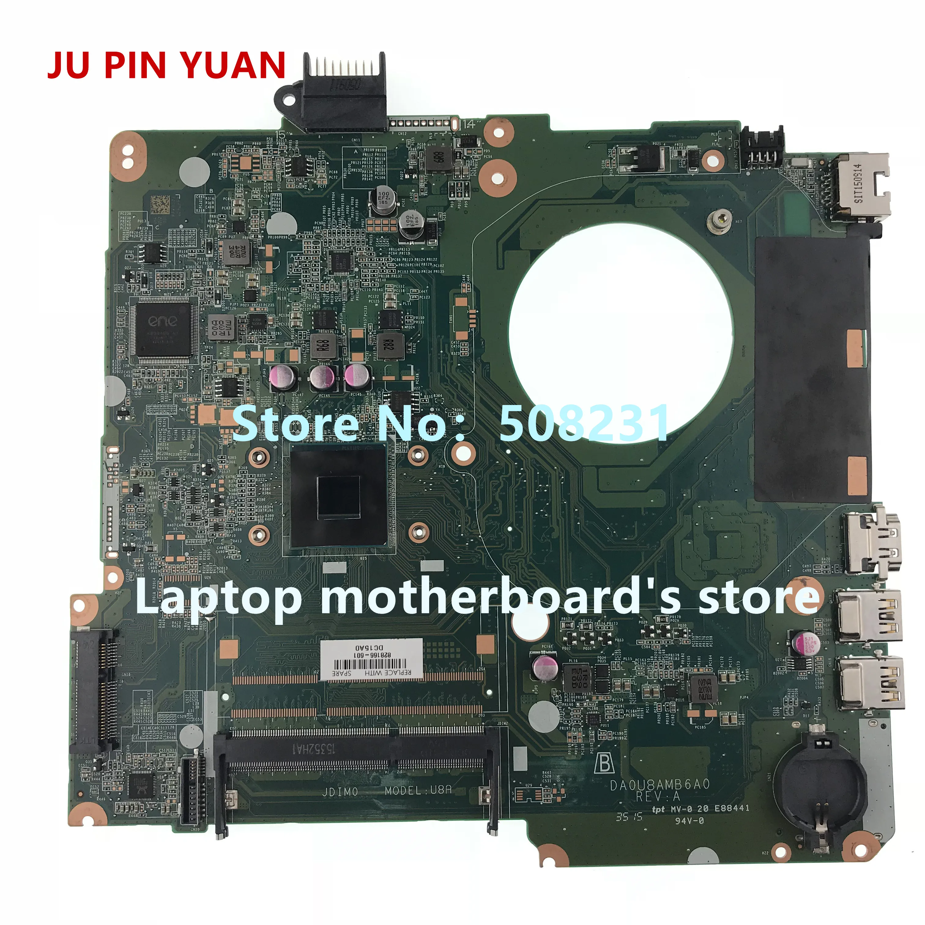 828166-601 828166-001 828166-501 Da0u8amb6a0 U8a For Hp Pavilion 15-f ...