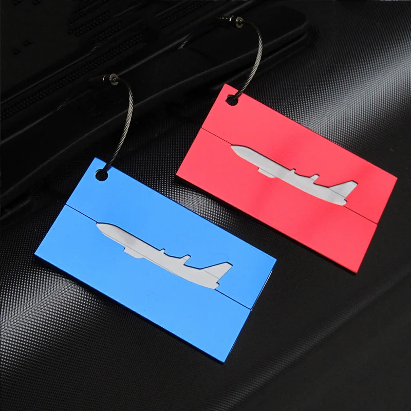 Aircraft Travel Aluminium Alloy Luggage Tag Metal Name Tag Company ...