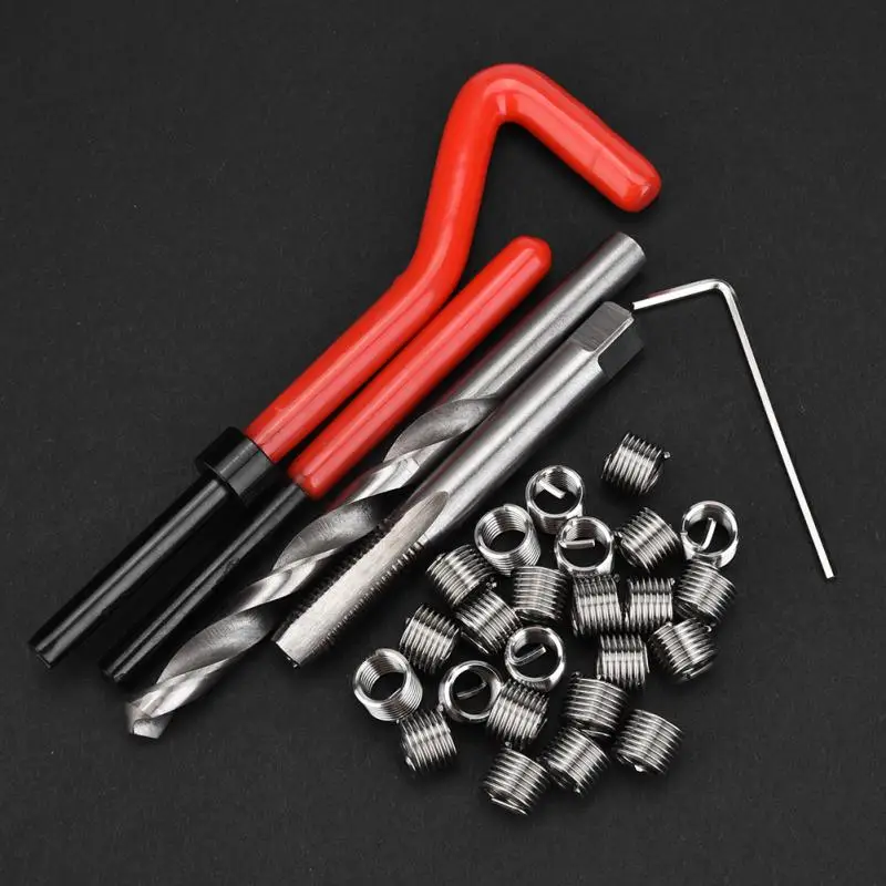 M8*1.25 Screw Threaded Inserts Drill Tap Coiled Wire Insert ...