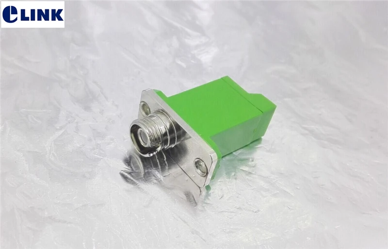 E2000 to FC hybrid adapter female to female green blue ftth optical ...