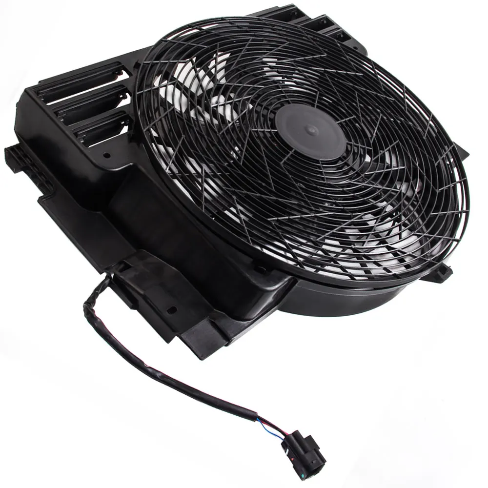 Ac radiador condensador ventilador de refrigeração para bmw x5 e53 ...