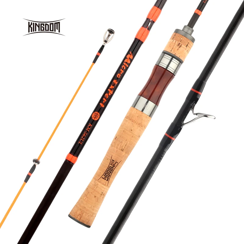 Kingdom MICRO EXPERT Ultralight 1.58m Spinning Fishing Rods Carbon Good ...